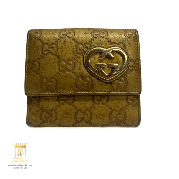 Gucci | Accessories | Gucci Heart Compact Wallet | Poshmark